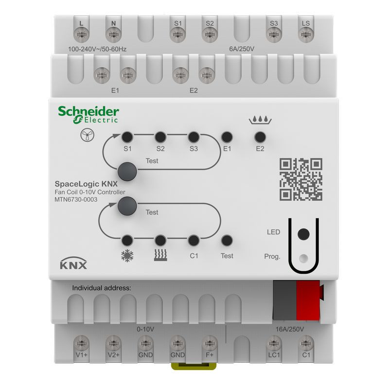 SpaceLogic KNX - Ventiloconvecteur - 2 et 4 tubes - 0-10v (MTN6730-0003)