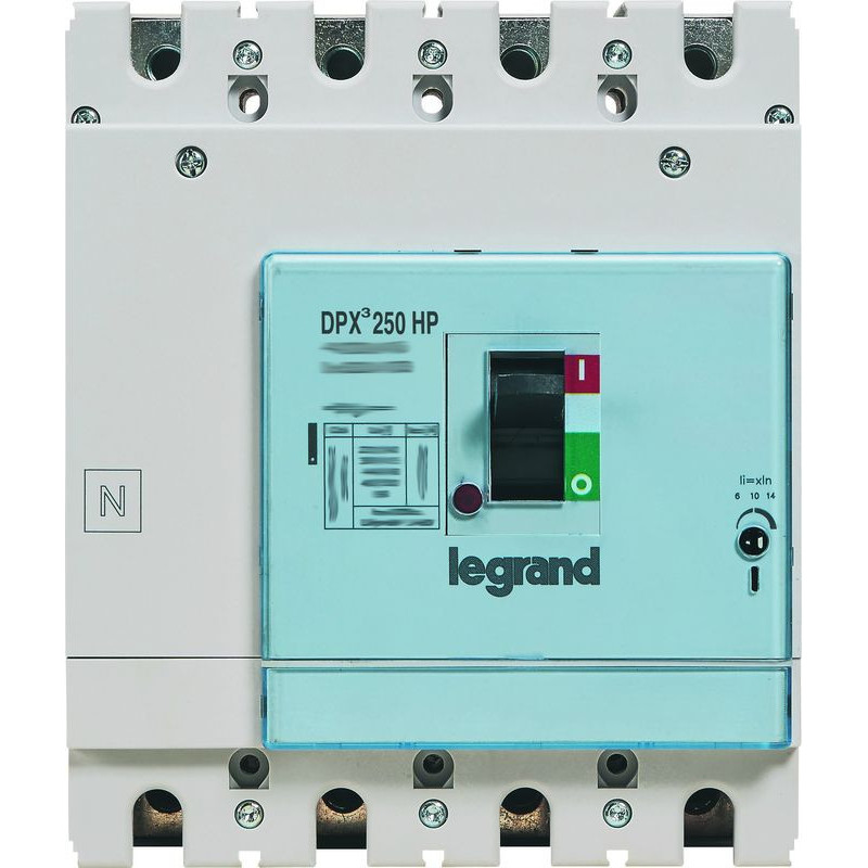 Disjoncteur DPX³250HP magnétique seul pouvoir de coupure 36kA 4P 100A ...
