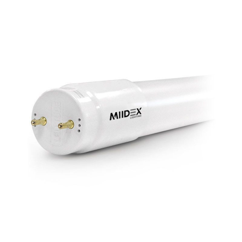Tube LED T8 10W 3000K 600 mm P/N même côté PC (75981)