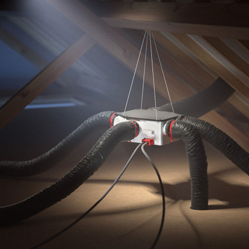 Kit VMC Hygro Standard pour logement (rénov/remplacement) jusqu'à 6 ...