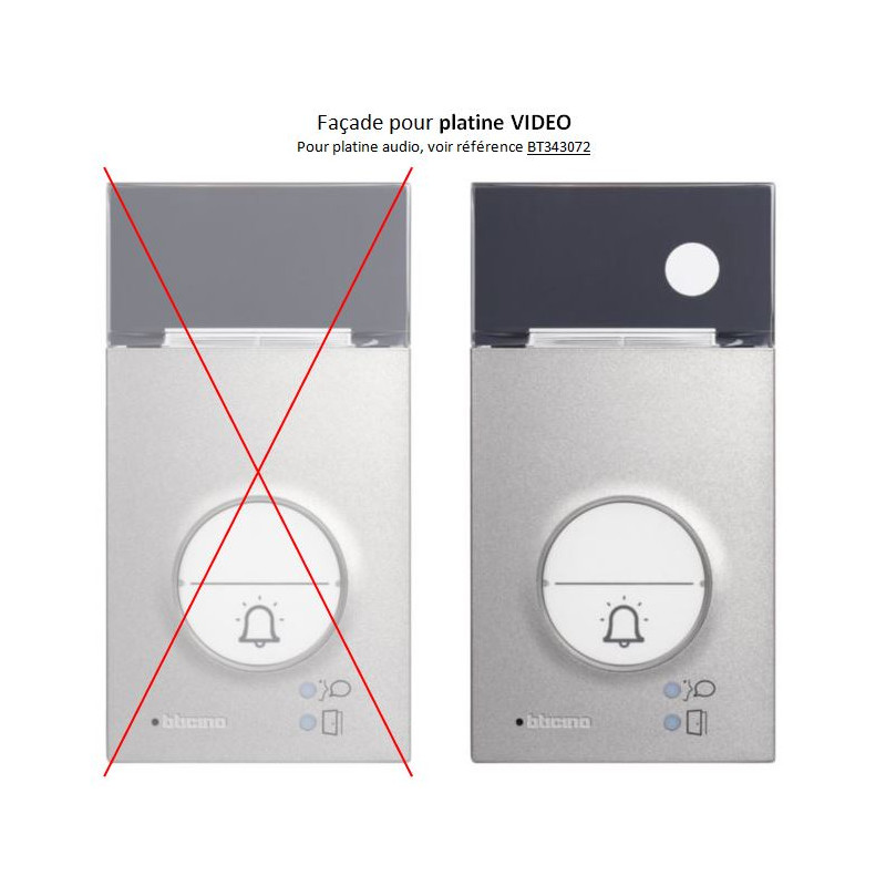Façade antivandale pour platine vidéo Linea 3000 (BT343082)