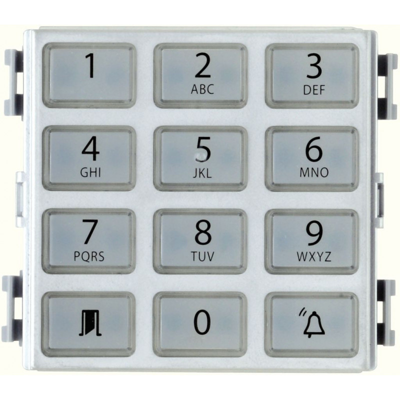 Module clavier Contrôle des accès, gris métal (001DC00EGMA02)