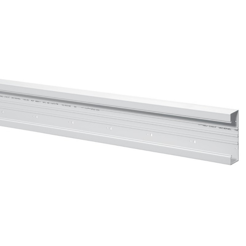 Goulotte d'installation PVC 1 compartiment Logix Universel 160x50mm à ...