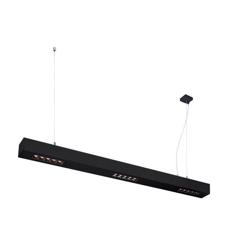 Q-LINE PD LED suspension 1m noir LED 45W 3000K 2100lm (1000927)