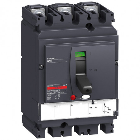 Compact NSX - NSX250f tm100d 3p3d disjoncteur compact (LV431634)